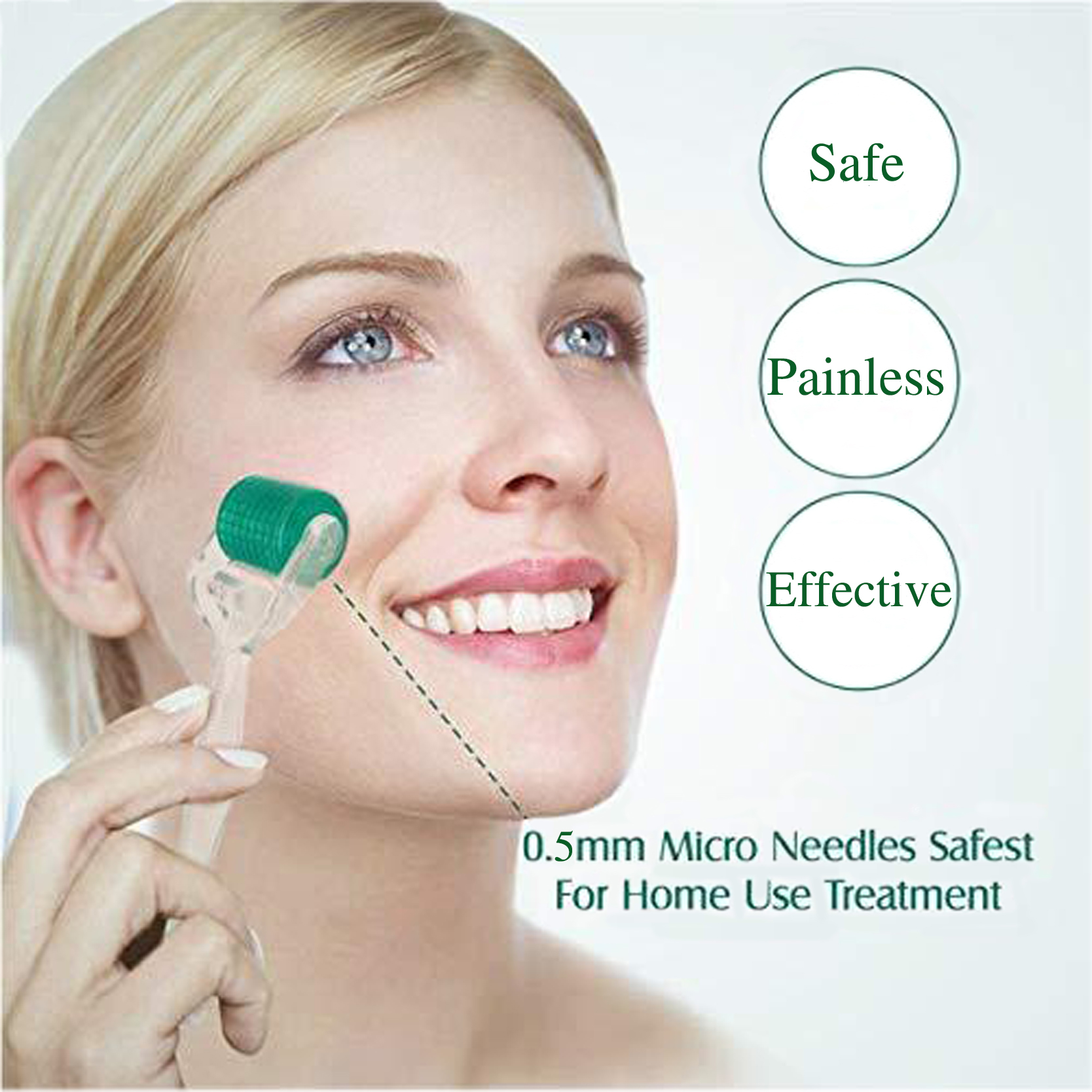 192 Derma Roller Stainless Steel 0.25mm ~ 2.5mm – Microderma Roller ...